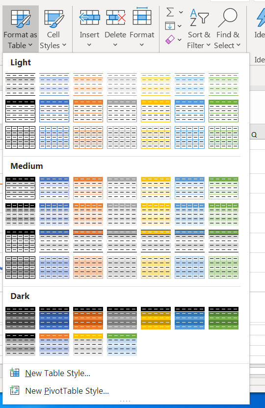 How To Remove Annoying Green Shading Of Excel Tables